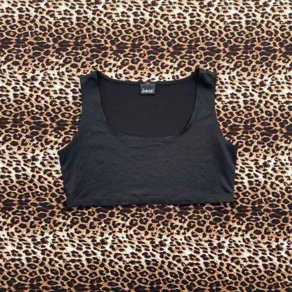 Frederick's of Hollywood | Tops | Y2k Black Micro Crop Top | Poshmark